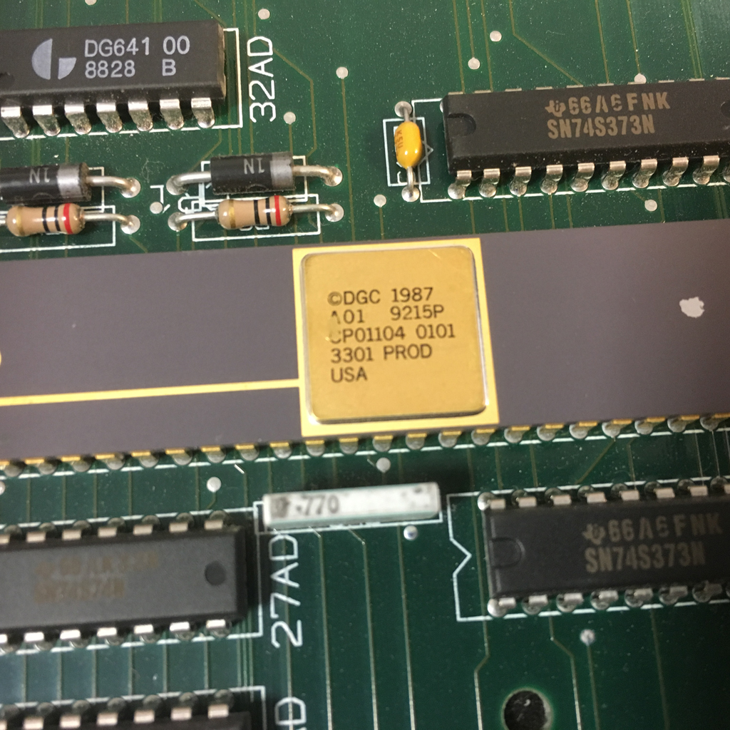 Data General Corp VLSI Ident - Data General Nova, Eclipse, MV and AV